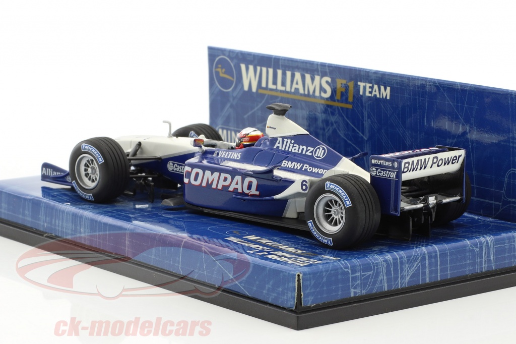 Minichamps 1:43 Juan Pablo Montoya Williams FW23 #6 Formel 1 2001 ...