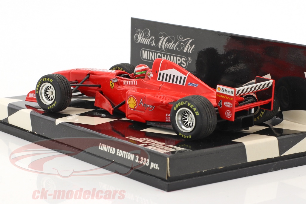 Minichamps 1:43 Eddie Irvine Ferrari F300 #4 formula 1 1998 Launch ...
