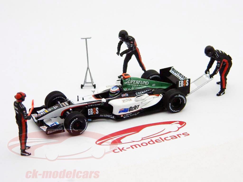 Minichamps 1:43 Minardi F1 Team Tyre Change Set 4 3 figures 343100094 ...