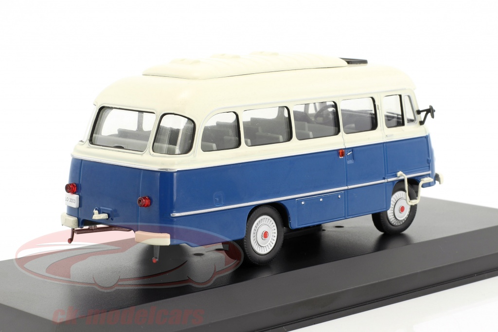 WhiteBox 1:43 Robur LO 3000 autobús año de construcción 1972 azul ...