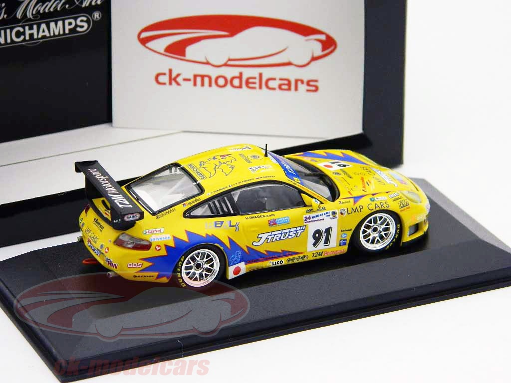 Minichamps 1:43 Porsche 911 GT3 RS N° 91 24h LeMans 2006 400066991 modèle voiture 400066991 ...