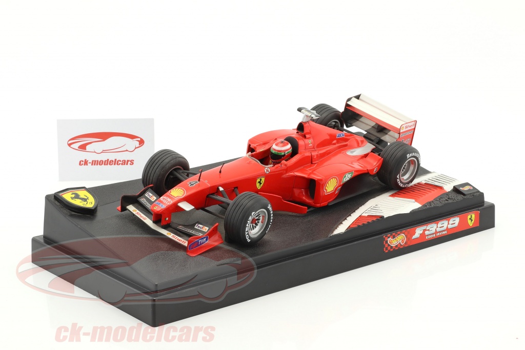 HotWheels 1:18 Eddie Irvine Ferrari F399 #4 formula 1 1999 CK42081 ...