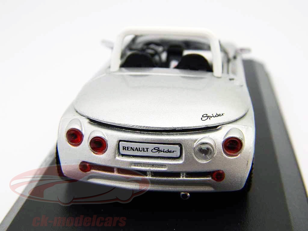 Norev 1:43 Renault Spider 1995 silver 517909 model car 517909 3551095179098
