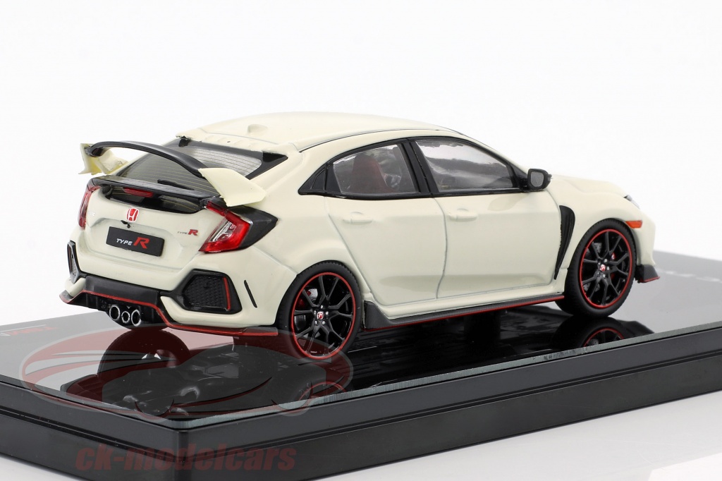 True Scale 1:43 Honda Civic Type R LHD white TSM430267 model car TSM430267 4895183607001