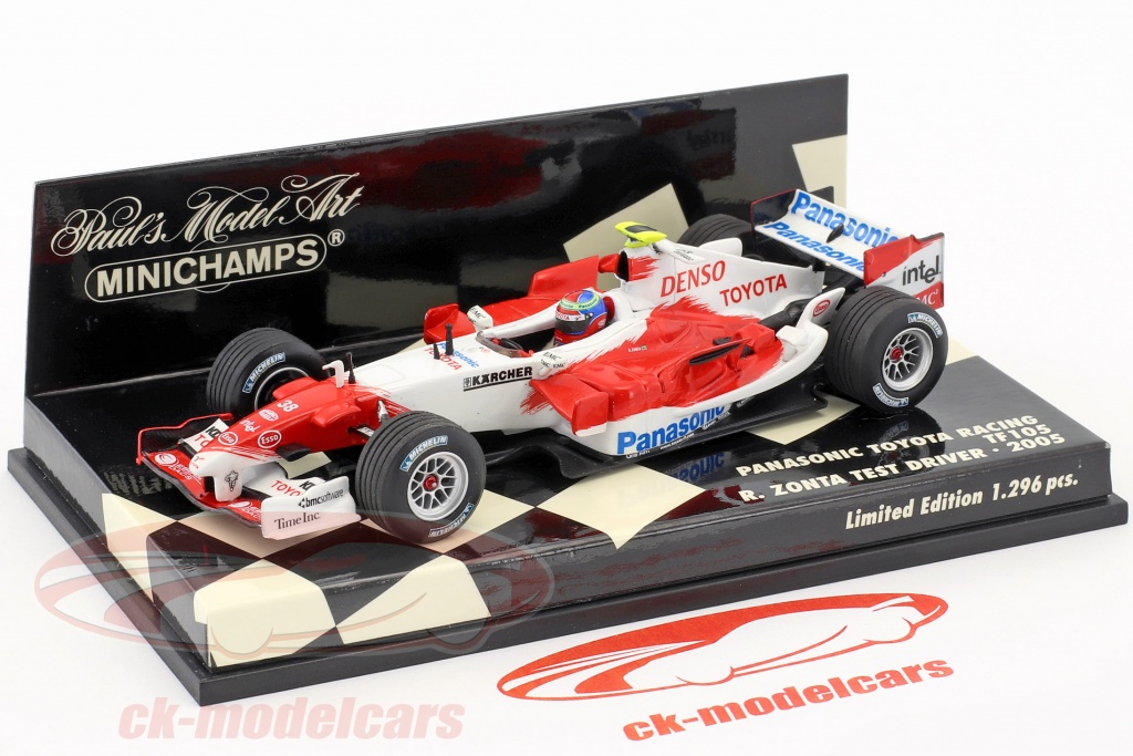 Minichamps 1:43 Ricardo Zonta Toyota TF105 #38 test Driver formula 1 ...