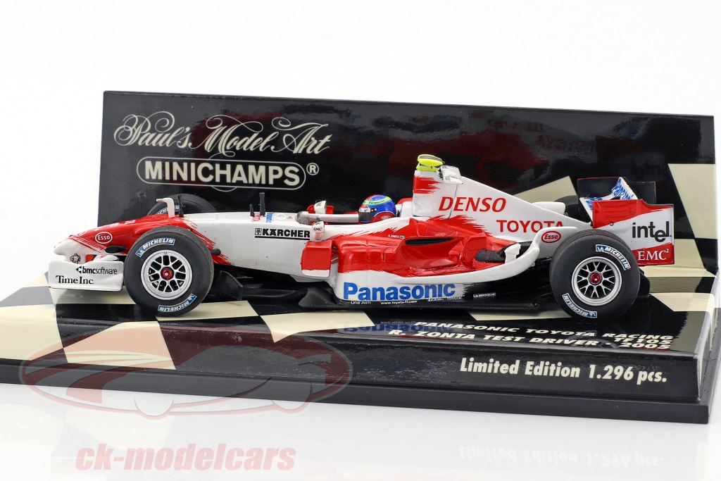 Minichamps 1:43 Ricardo Zonta Toyota TF105 #38 test conducteur formule ...