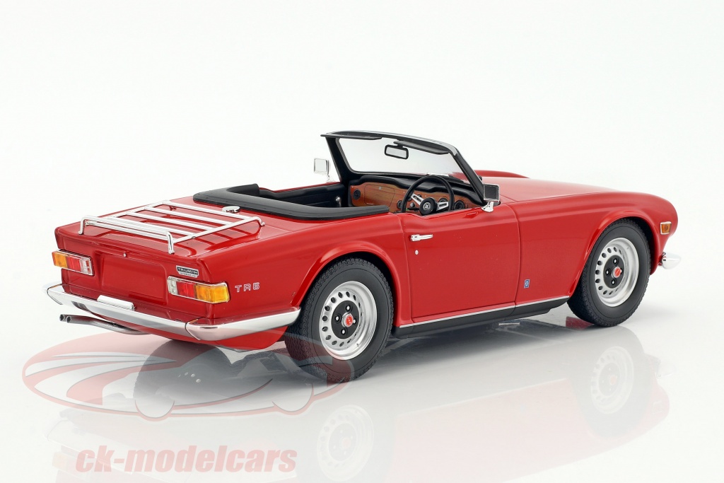 Minichamps 1:18 Triumph TR6 Roadster RHD Baujahr 1969 rot 155132031 ...