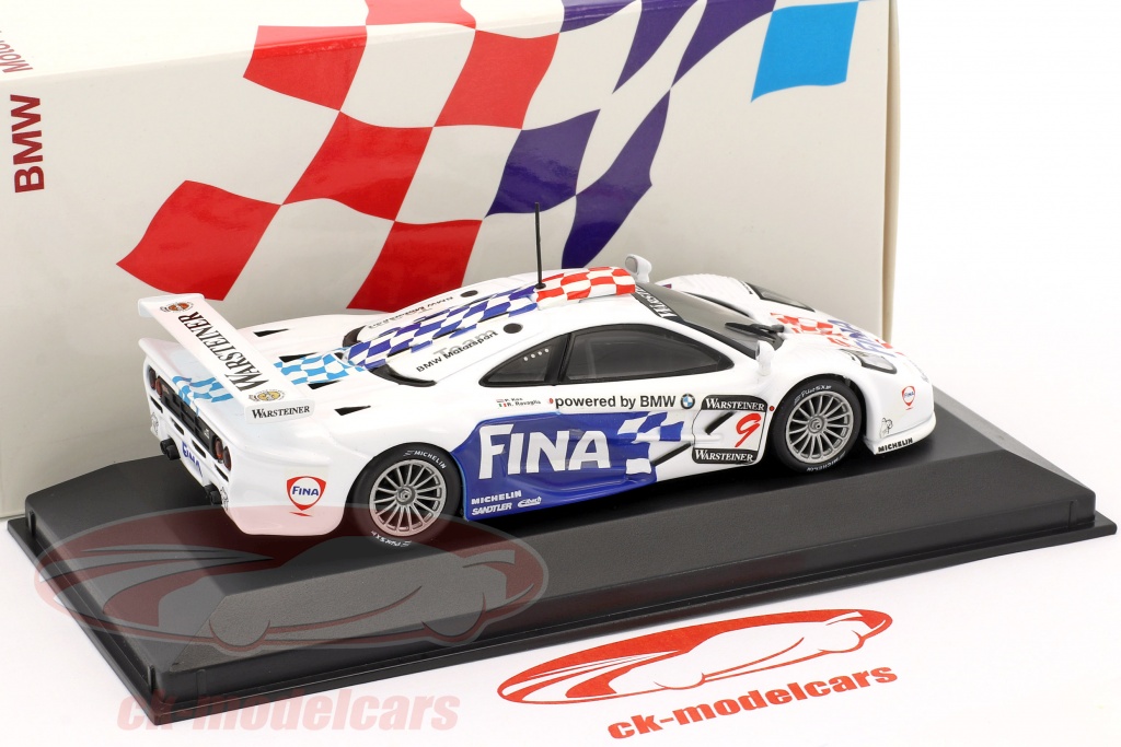 Minichamps 1:43 McLaren BMW #9 FIA GT 1997 Kox, Ravaglia BMW Motorsport 80 42 9 422 198 modèle ...