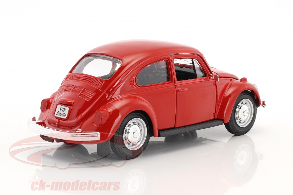 Maisto 1:24 Volkswagen VW Beetle year 1973 red 31926 model car 31926 ...