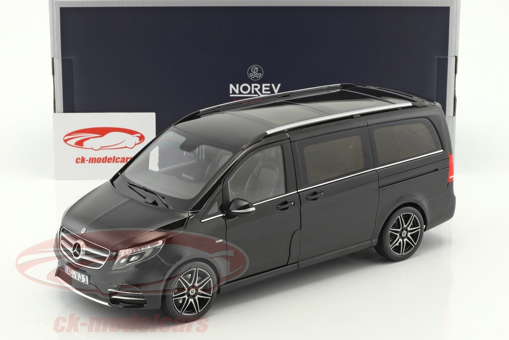 Norev 1:18 Mercedes-Benz V-Class AMG Line year 2017 black metallic ...