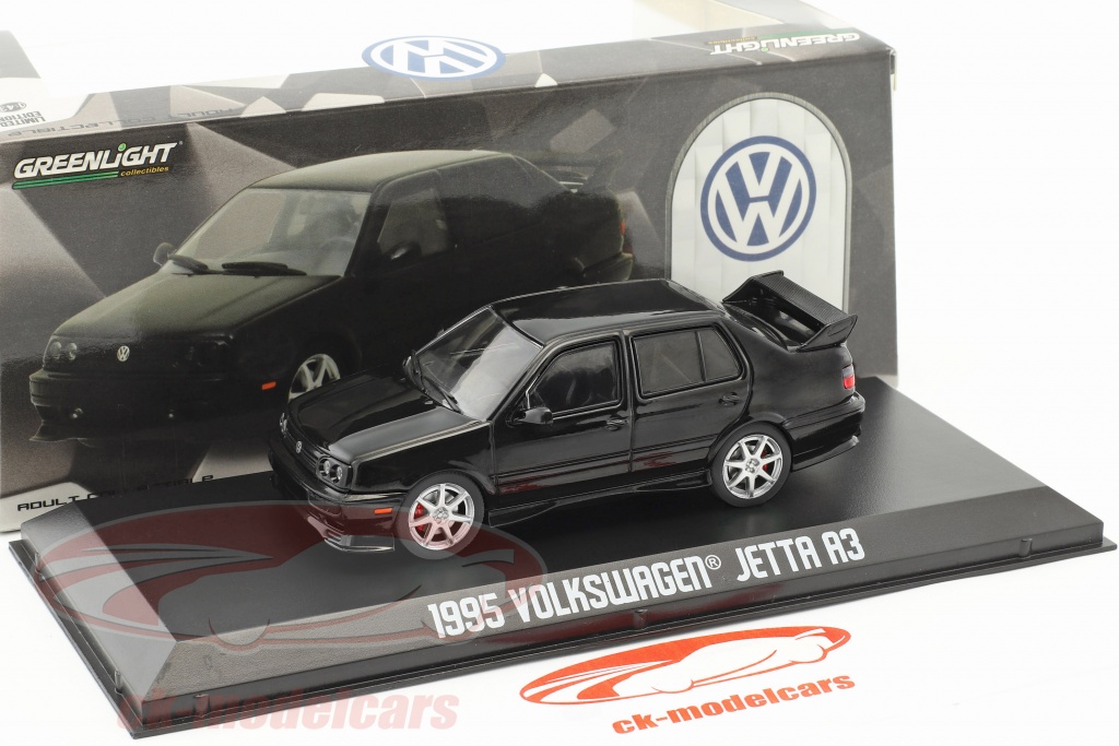 Greenlight 1:43 Volkswagen VW Jetta A3 year 1995 black 86314 model car ...