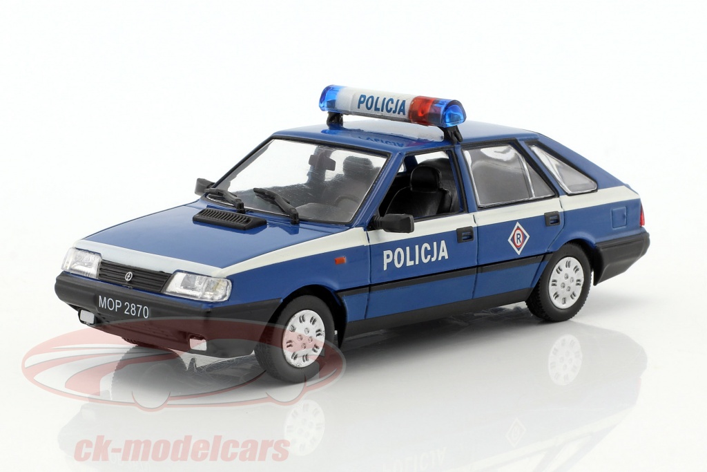 Altaya 1:43 FSO Polonez Caro police blue / white CK43206 model car CK43206