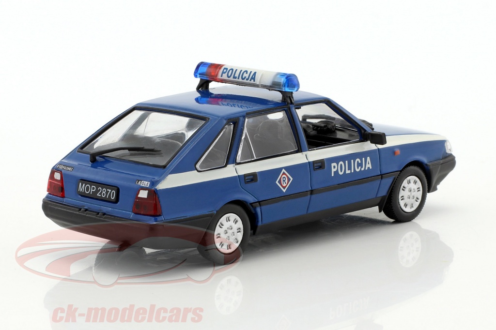 Altaya 1:43 FSO Polonez Caro police blue / white CK43206 model car CK43206