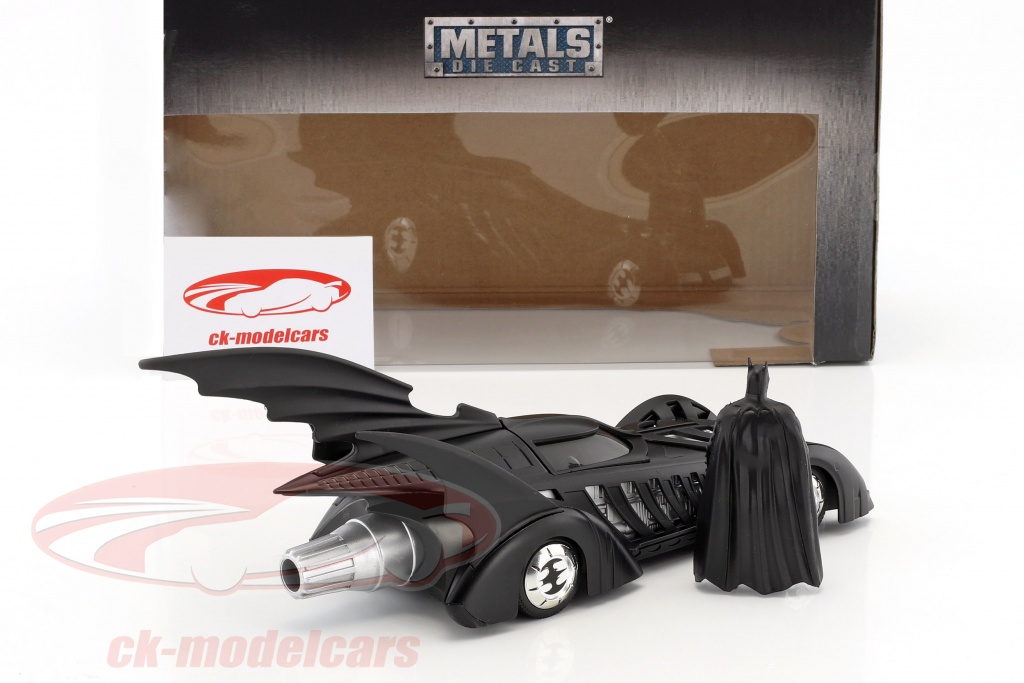 Jadatoys 1:24 Batmobile Movie Batman Forever (1995) black With figure ...