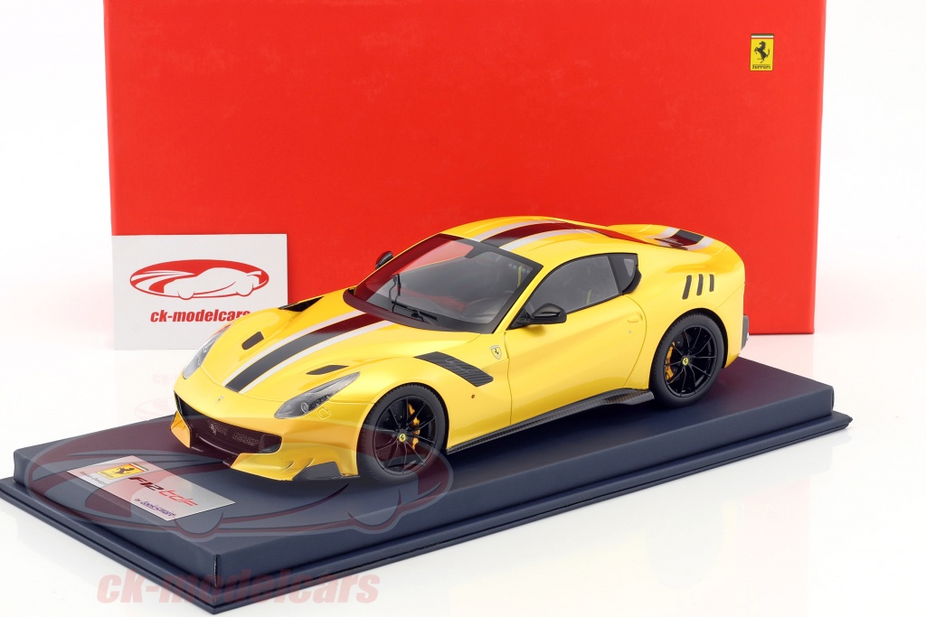 LookSmart 1:18 Ferrari F12 TDF year 2015 yellow / black / silver LS18 ...