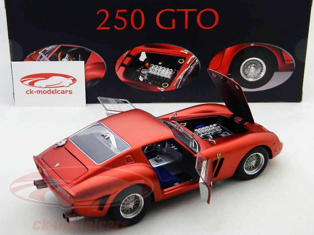 HotWheels Elite 1:18 Ferrari 250 GTO Bj. 1962 kirschrot / cherry red ...