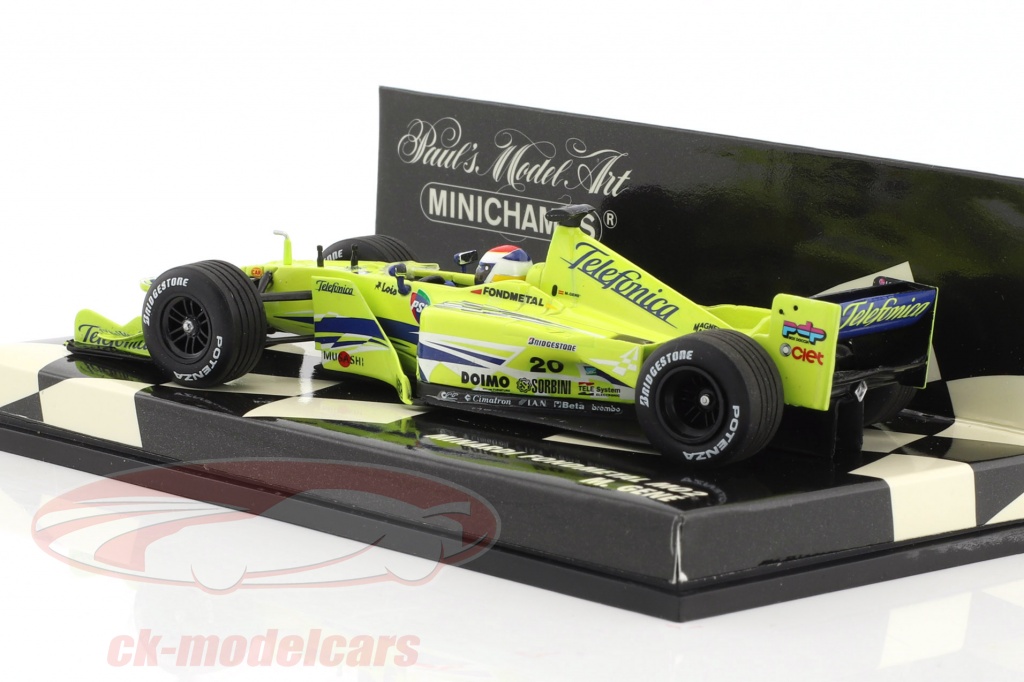 Minichamps 1:43 Marc Gene Minardi M02 #20 formula 1 2000 430000020 ...