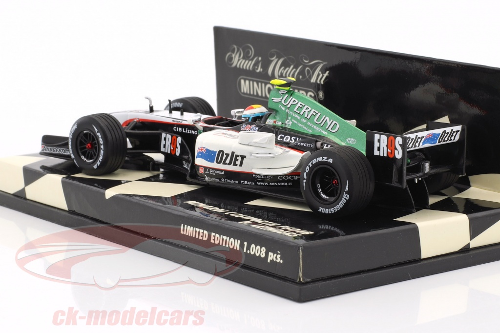 Minichamps 1:43 Bas Leinders Minardi PS04B Formel 1 2004 400040040 ...