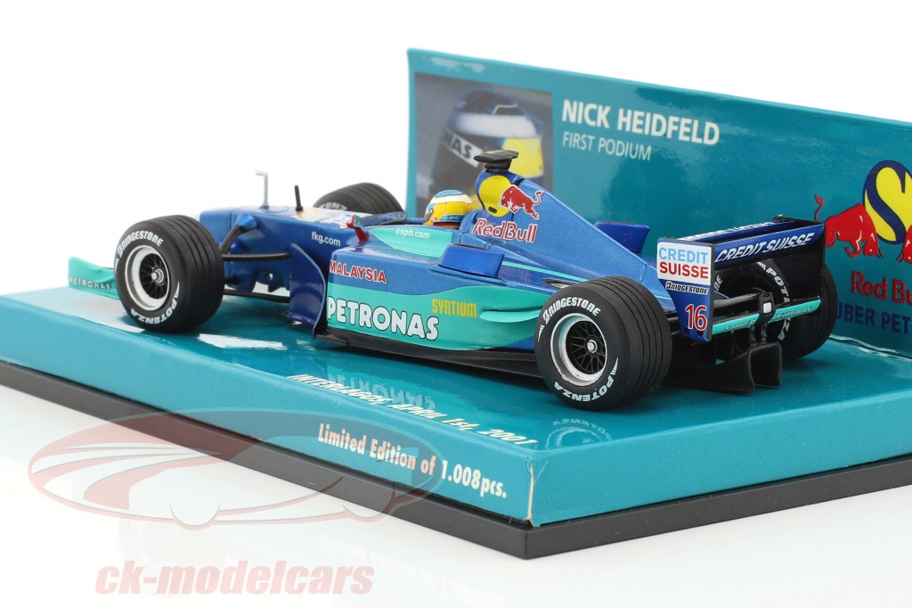Minichamps 1:43 Nick Heidfeld Sauber C20 #16 3rd Brazil GP formula 1 ...