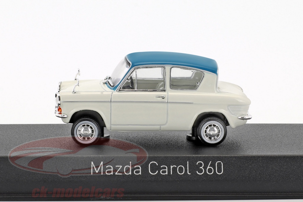 Norev 1:43 Mazda Carol 360 année de construction 1962 blanc / bleu ...