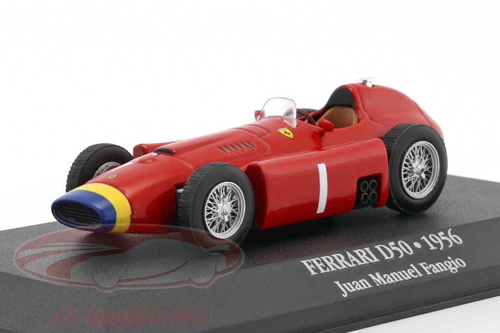 Atlas 1:43 Juan Manuel Fangio Ferrari D50 #1 World Champion F1 1956 ...