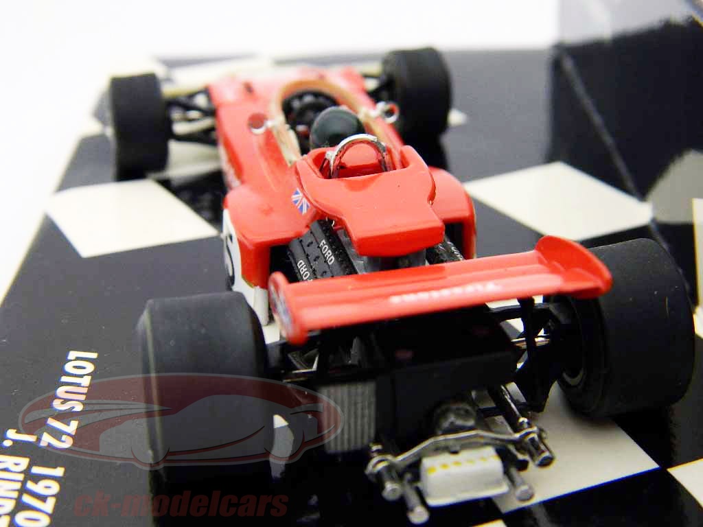 Minichamps 1:43 J. Rindt Lotus 72 F1 World Champion 1970 430700005 ...