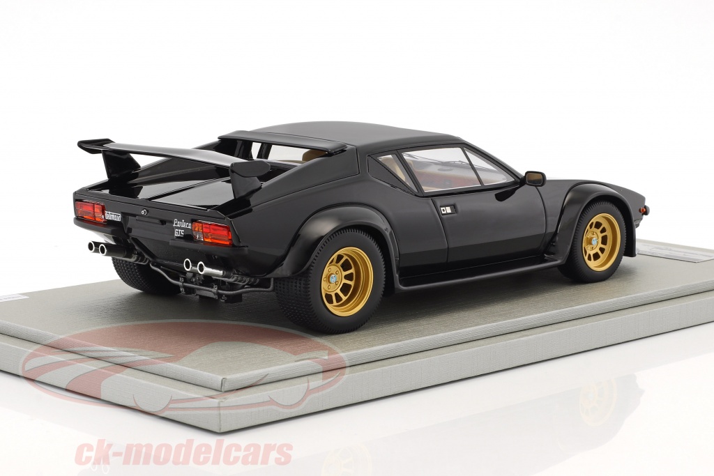 Tecnomodel 1:18 De Tomaso Pantera GT5 año de construcción 1982 lustroso negro TM18-105C modelo ...