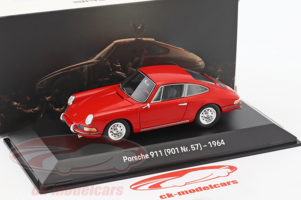 Spark 1:43 Porsche 901 year 1964 red MAP02001117 model car MAP02001117