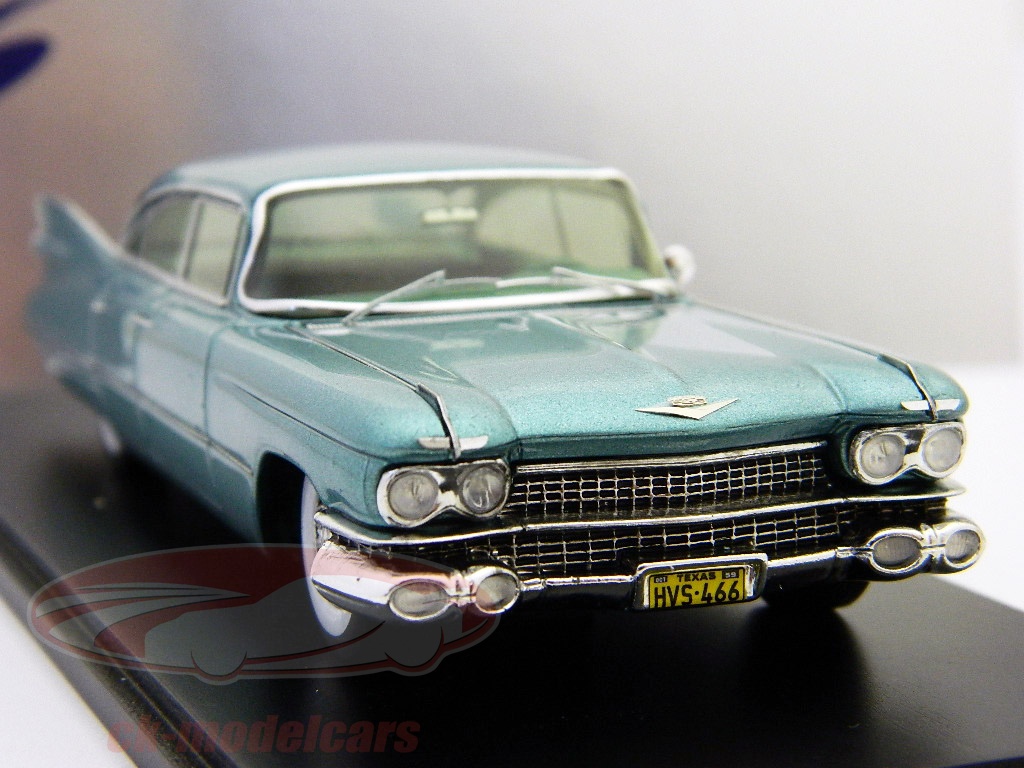Spark 1:43 Cadillac Sixty Two Sedan Six windos 1959 green metalic S2913 ...