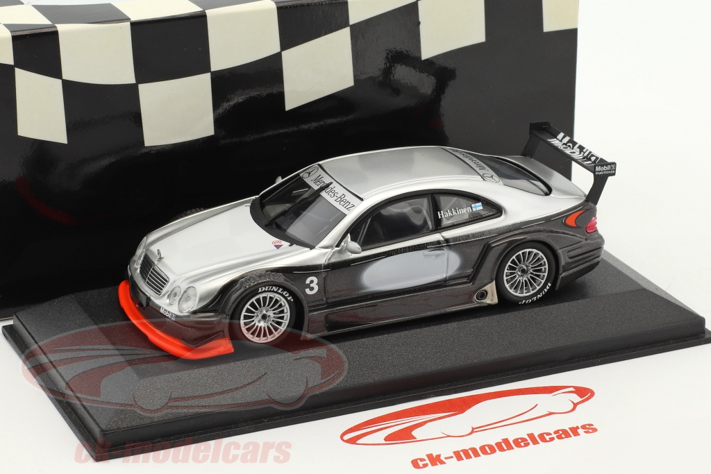 Minichamps 1:43 Mercedes-Benz CLK #3 Test Car DTM 2001 Mika Häkkinen ...