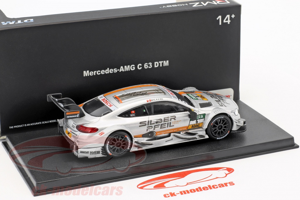 RMZ 1:43 Mercedes-Benz AMG C63 DTM #6 DTM 2016 Robert Wickens 440999D ...