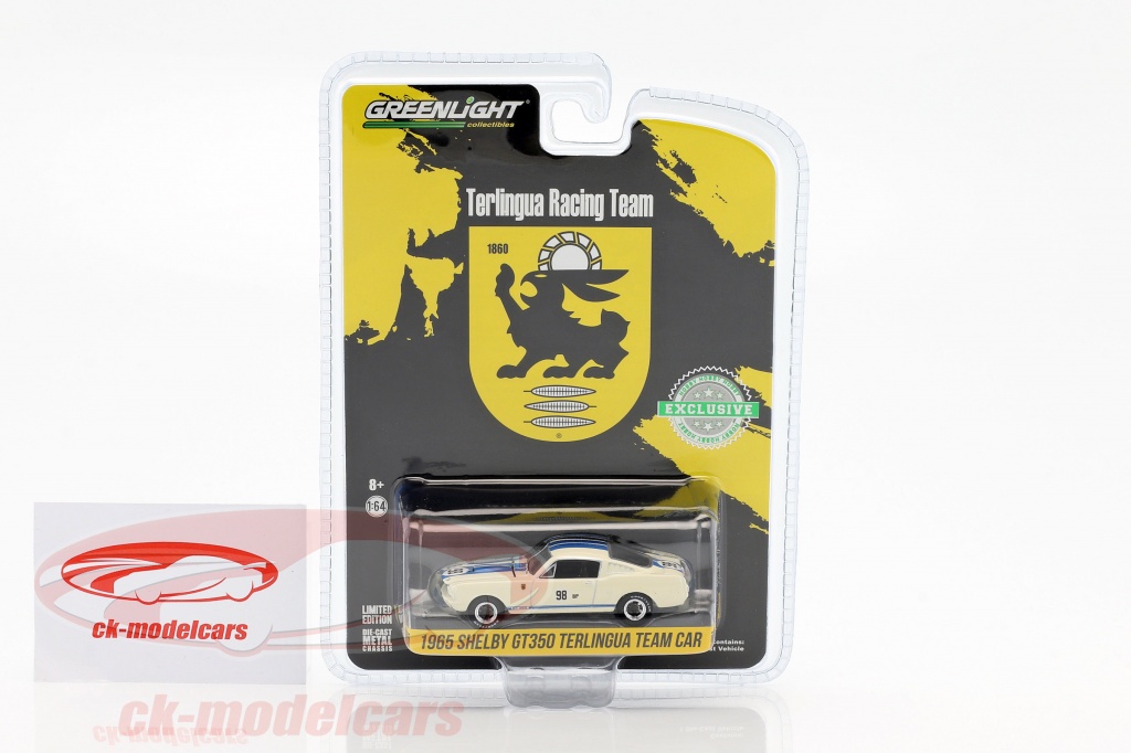 Greenlight 1:64 Shelby GT350 #98 Terlingua Team Car 1965 blue / white 29918 model car 29918 ...