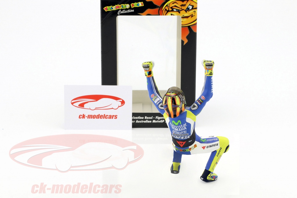 Minichamps 1:12 Valentino Rossi figure Winner Australian MotoGP 2014 ...