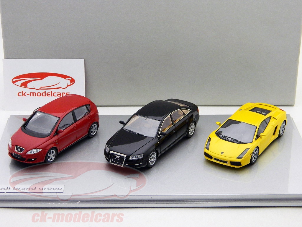 LookSmart 1:43 Audi Brand Group 3-Car-Set Lamborghini Gallardo, Audi A6 ...