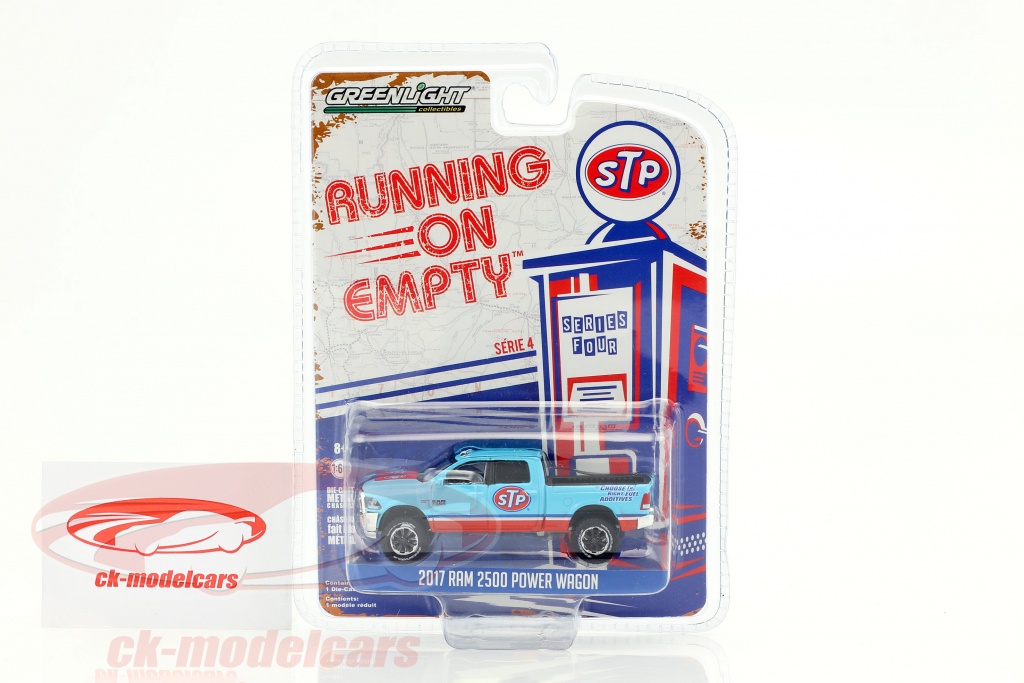 Greenlight 1:64 RAM 2500 Power Wagon STP year 2017 blue / red 41040-F ...