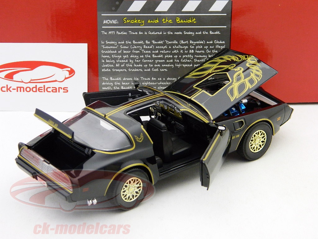 Ertl 1:24 Pontiac Trans AM Smokey and the Bandit Car Film noir / noir ...