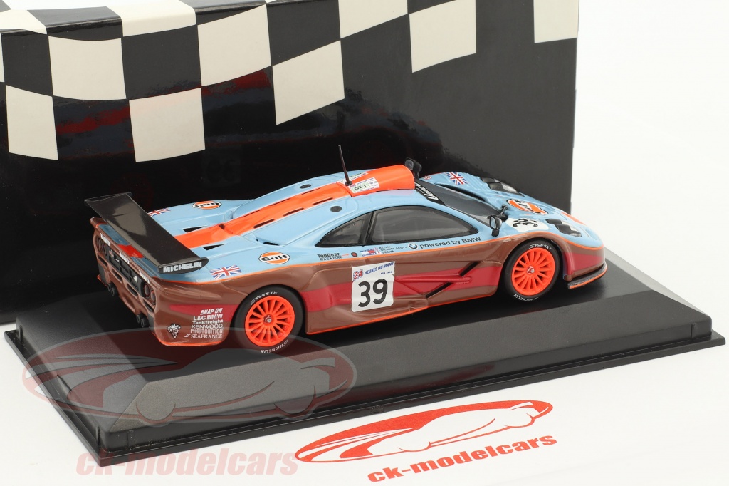 Minichamps 1:43 McLaren F1 GTR #39 24h LeMans 1997 Bellm, Gilbert-Scott ...