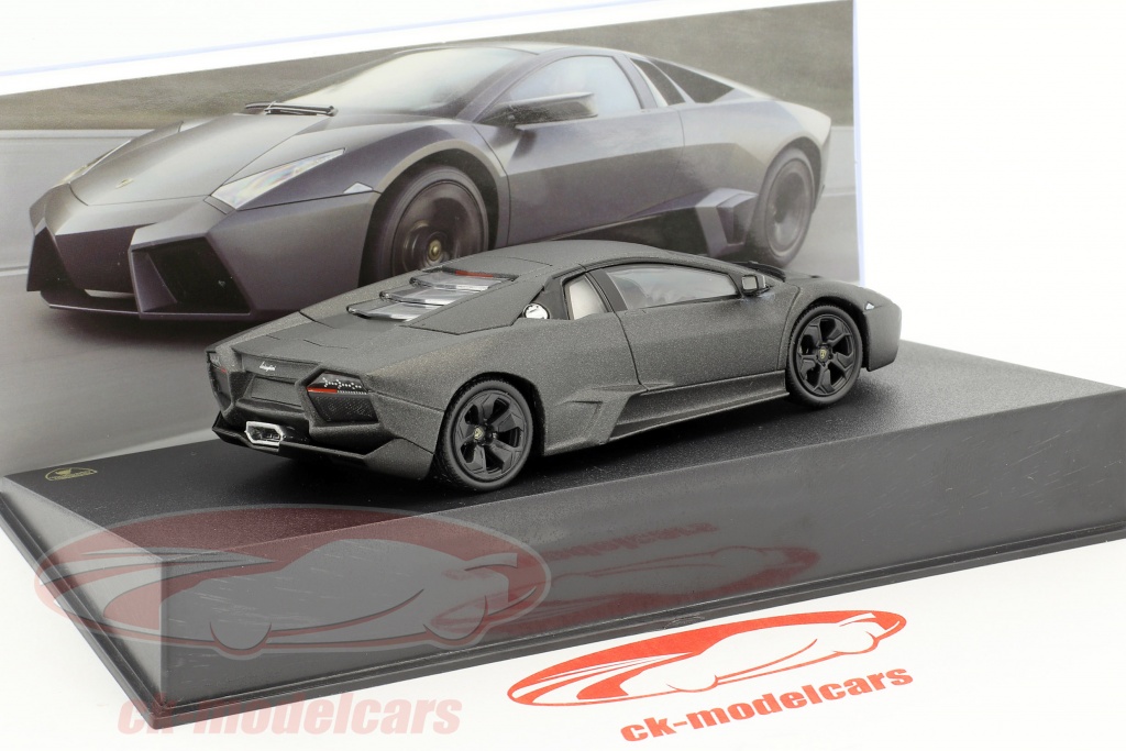 Leo Models 1:43 Lamborghini Reventon 築 2007 鈍いです 黒 MAG JT07 モデル 車 MAG ...