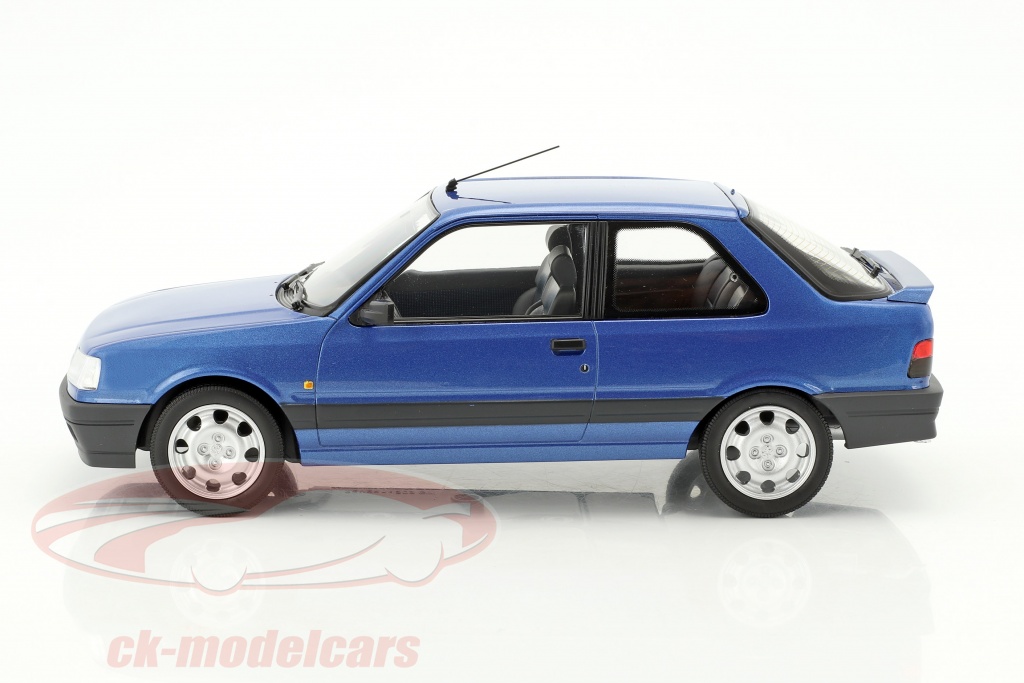 Norev 1:18 Peugeot 309 GTi 16V year 1991 blue metallic 184881 model car ...