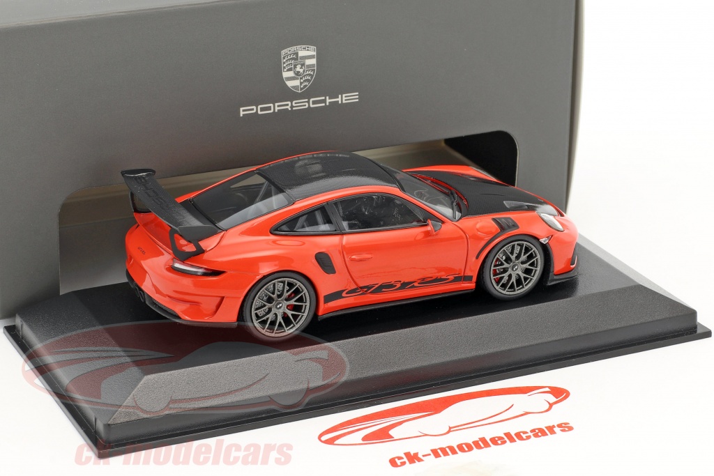 Minichamps 1:43 Porsche 911 (991 II) GT3 RS Weissach Package lava ...
