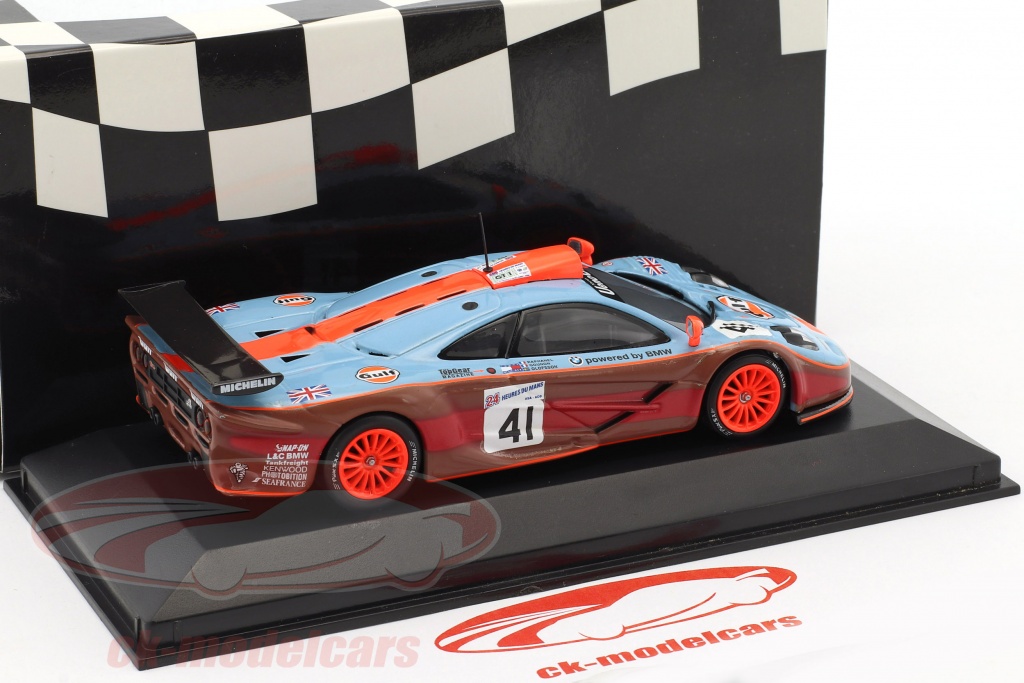 Minichamps 1:43 McLaren F1 GTR #41 2 24h LeMans 1997 Gulf Team Davidoff ...