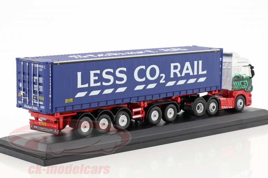 Atlas 1:76 Scania R440 Highline Skeletal Trailer & Container H6443 ...
