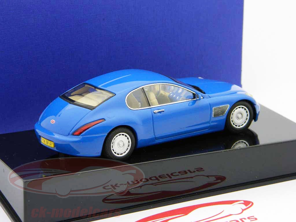 AUTOart 1:43 Bugatti EB 118 パリ モーターショー 1998 french racing ブルー 50921 モデル ...
