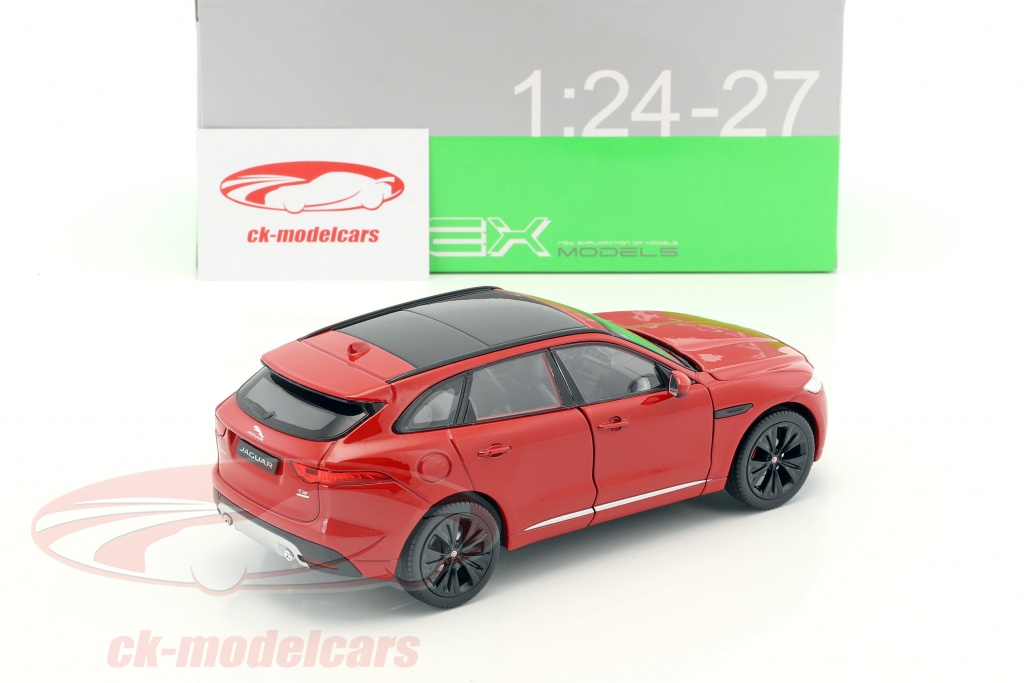 Welly 1:24 Jaguar F-Pace año de construcción 2016 rojo 24070r modelo ...