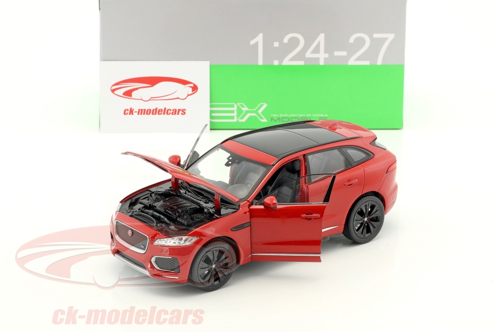 Welly 1:24 Jaguar F-Pace año de construcción 2016 rojo 24070r modelo ...
