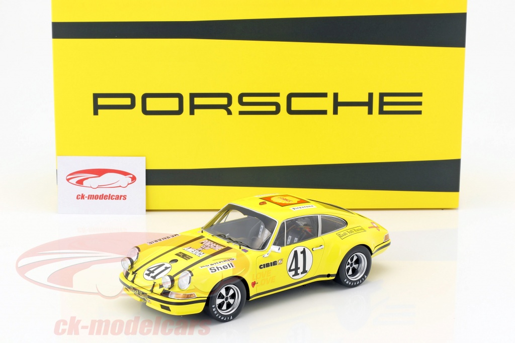 Spark 1:18 Porsche 911 S/T 2.5 двухместная карета #41 24h LeMans 1972 ...