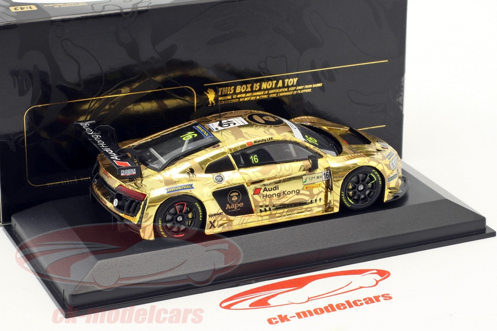 Minichamps 1:43 Audi R8 LMS #16 FIA GT World Cup Macau 2016 Lee 447161116 modèle voiture ...