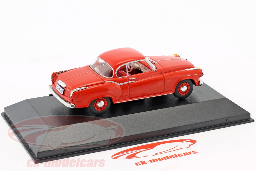 Hachette 1:43 Borgward Isabella coupe Bouwjaar 1957-1958 rood ABLTA004 ...