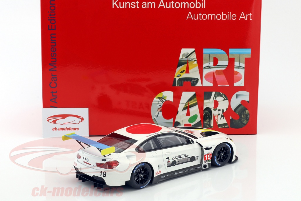 Kyosho 1:18 BMW M6 GTLM #19 Art Car John Baldessari with Showcase ...