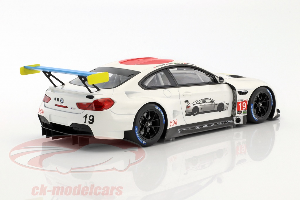 Kyosho 1:18 BMW M6 GTLM #19 Art Car John Baldessari with Showcase ...
